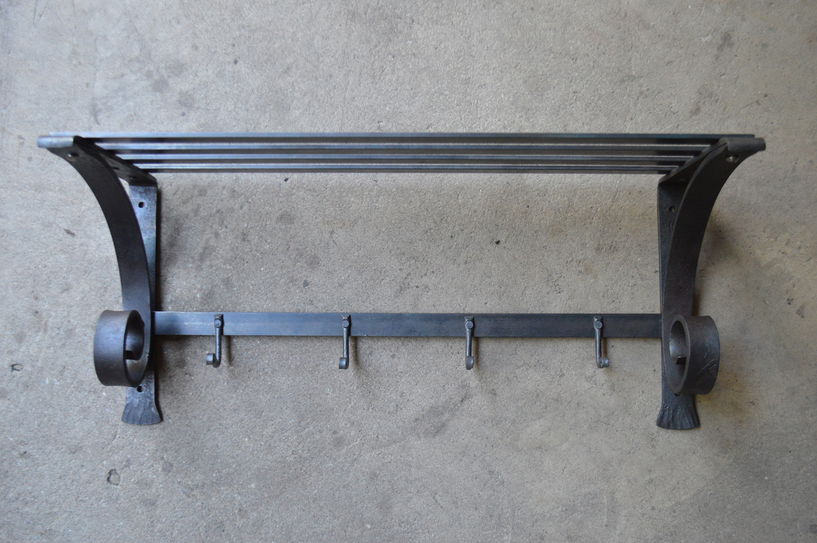 Forged Steel Coat Rack (custom order) – Reforged Ironworks
